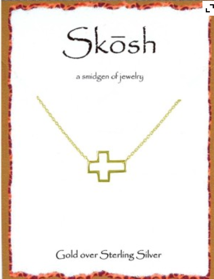 Skosh Open Cross Necklace – The Stompin' Grounds